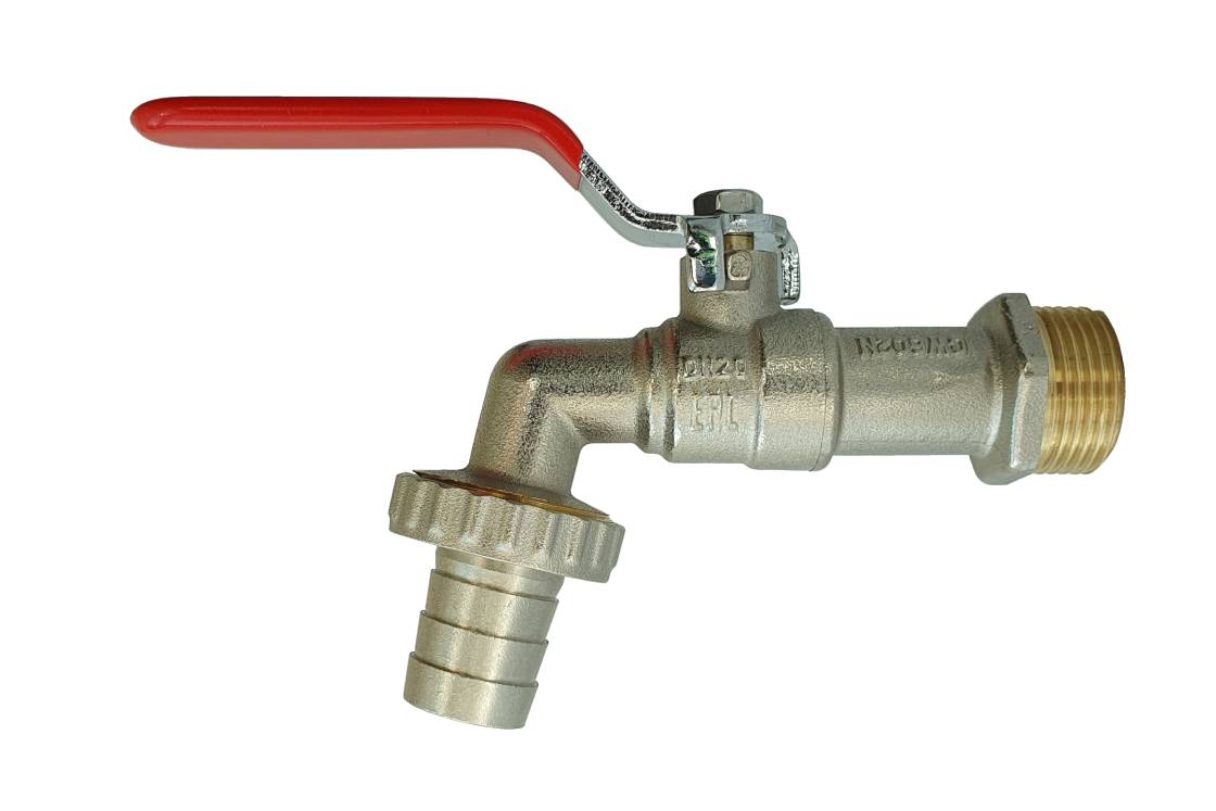 Ридан BVR-CR Кран шаровой спускной РИДАН c наружной резьбой и насадкой ...